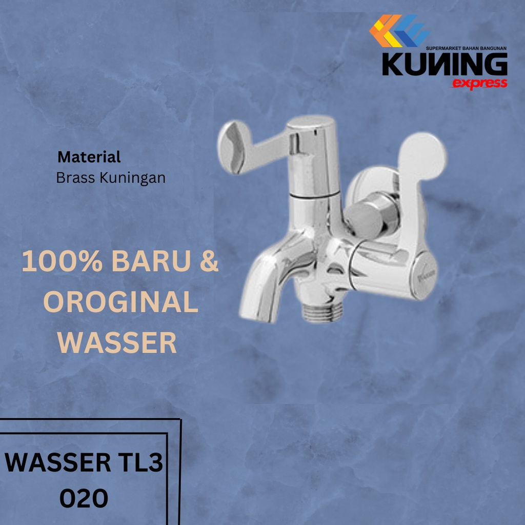 Jual Kran Cabang Dinding / Kran tembok/ Wasser Kran TL 3 020 | Shopee Indonesia