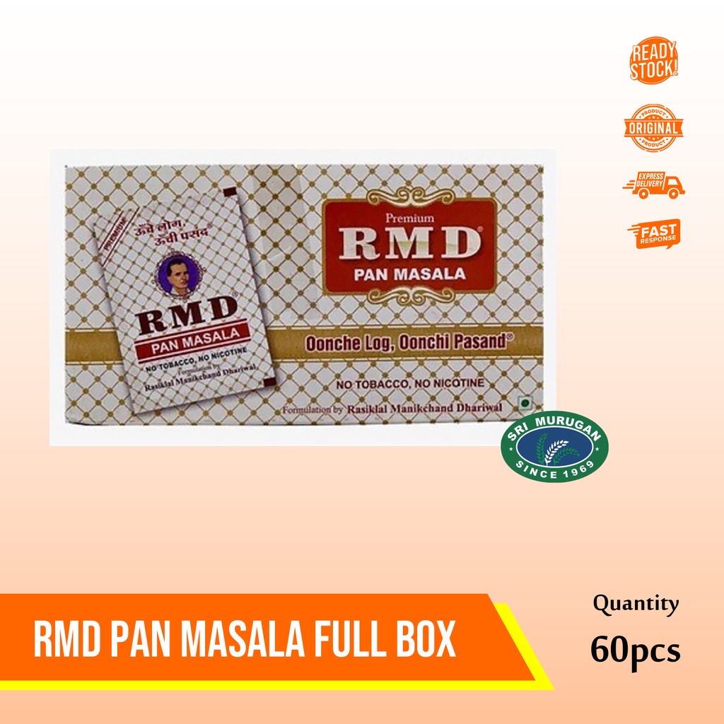 Jual RMD PAN MASALA FULL BOX 60pcs | Shopee Indonesia
