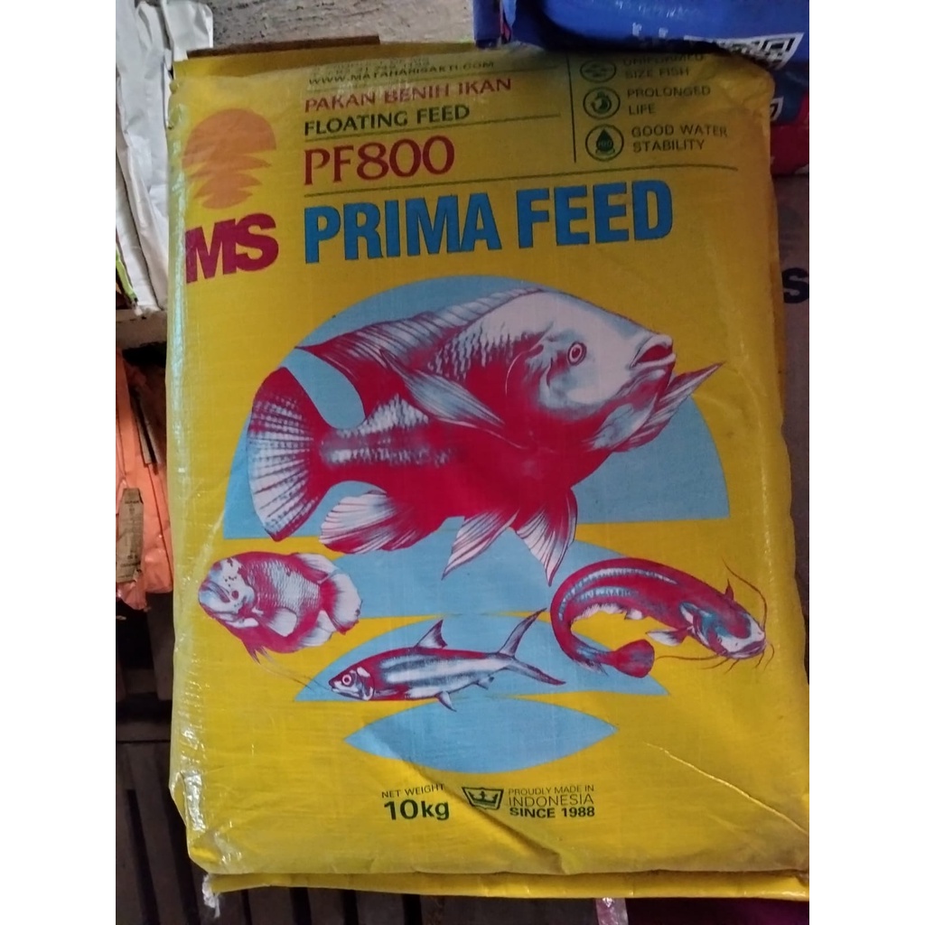 Jual Pakan Benih Ikan PF-800 10Kg PRIMA FEED 800 | Shopee Indonesia