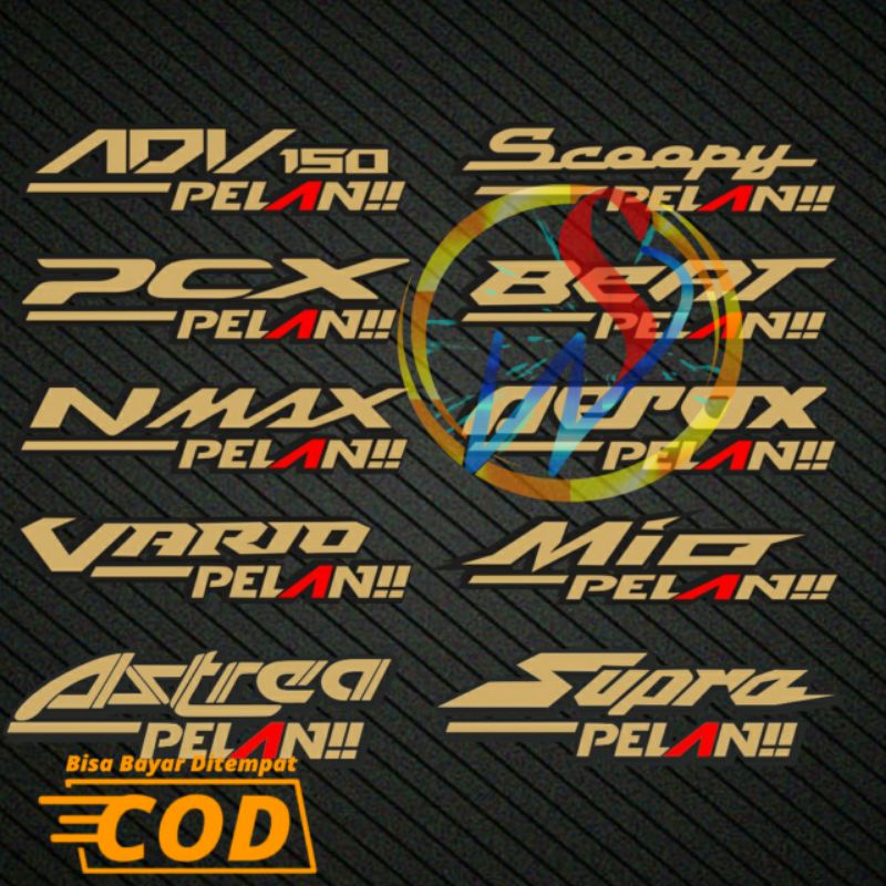 Jual stiker viral keren paduka sticker CUSTOM PELAN cocok untuk body ...