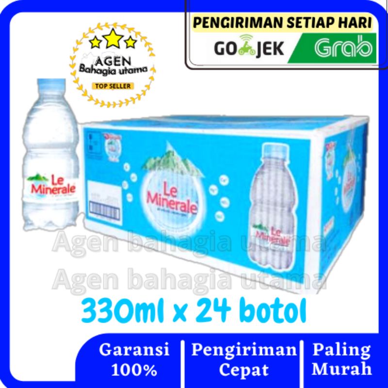 Jual Air mineral Le minerale mini 330ml - 1 dus isi 24 botol | Shopee Indonesia