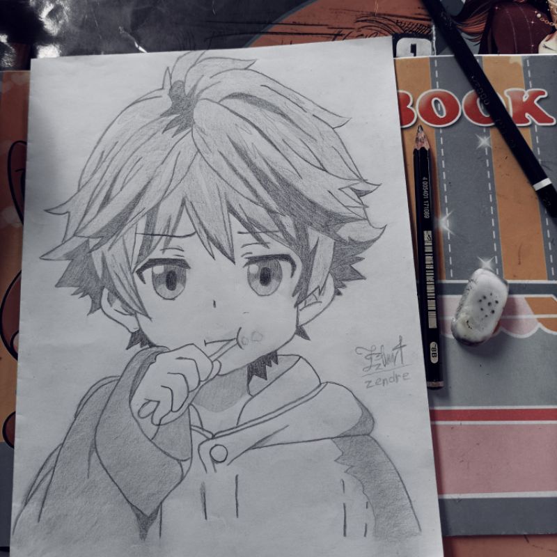 Jual jasa drawing sketsa anime, jasa request sketsa anime, jasa sketsa ...