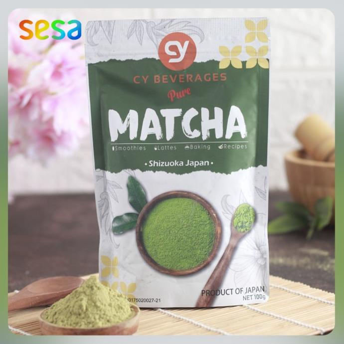 Jual CY Beverages Pure Matcha Powder 100gr | Shopee Indonesia
