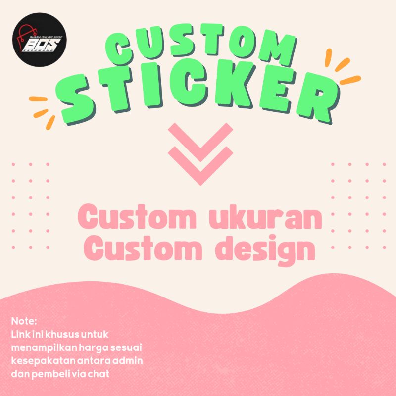 Jual Cetak_custom_sticker | Shopee Indonesia