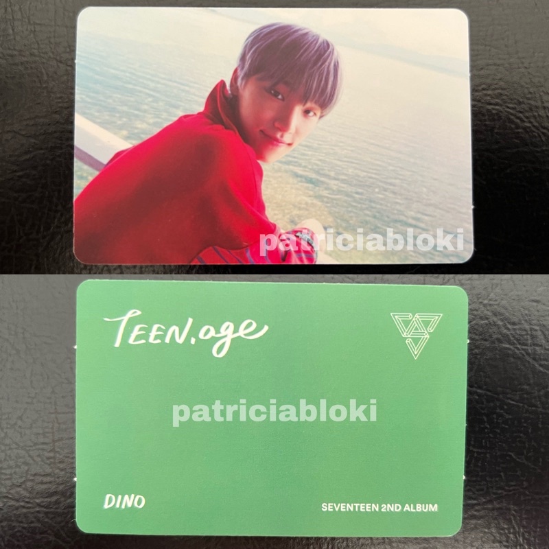 Jual Official Photocard Dino Seventeen Pc Album Teen Age Green Ver TA Green Batangas wonwoo ...