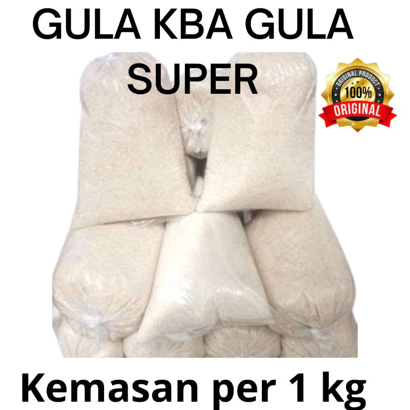Jual GULA PASIR / GULA KBA / GULA SUPER / GULA PASIR 1KG | Shopee Indonesia