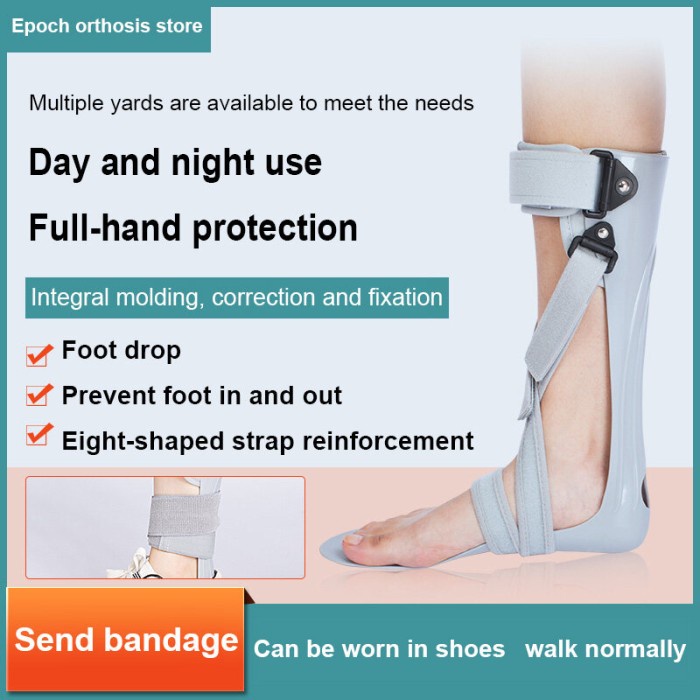 Jual AFO Ankle Foot Orthosis Foot Support Foot Drop Stroke Hemiplegia Foot | Shopee Indonesia