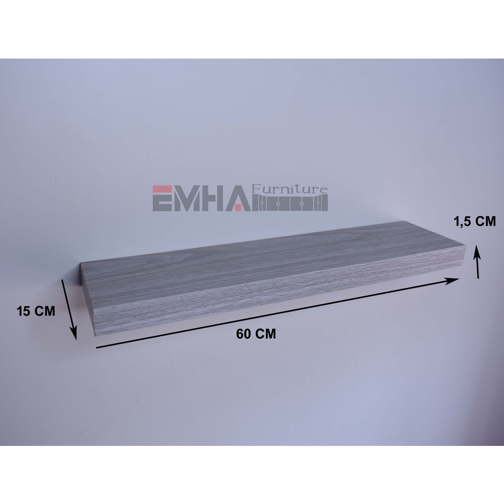 Jual RAK AMBALAN LEBAR 15 CM (P 60&50&40&30&20)/RAK GANTUNG/RAK STB/RAK ...