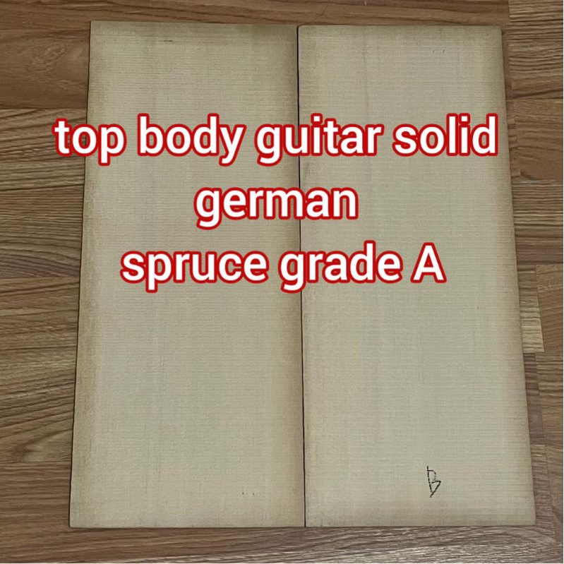 Jual Top body guitar solid german spruce grade AA UK 4mm | Shopee Indonesia