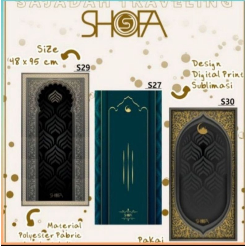 Jual Sajadah travel/sajadah lipat/sajadah saku by shofa sajadah 100 ...