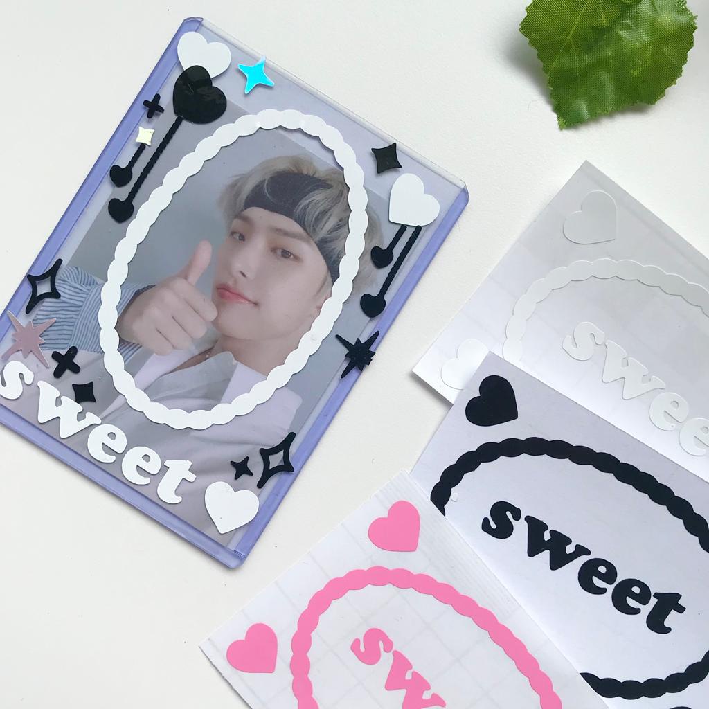 Jual Stiker dekorasi frame toploader/ Sticker polco | Shopee Indonesia