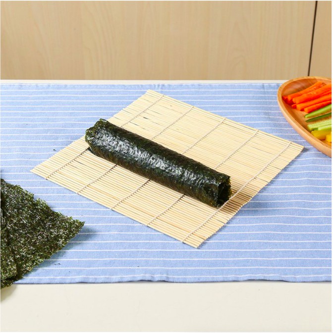 Jual Tikar Penggulung Sushi Makisu Bamboo Roll Rolling Mat Gulungan ...