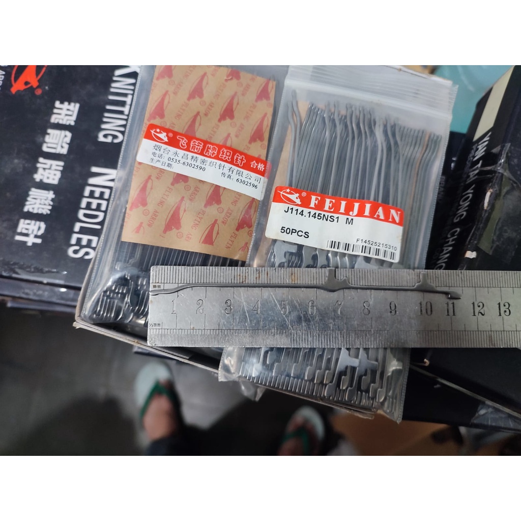 Jual Jarum Mesin Rajut Otomatis Feijian Knitting Needles Long Jack 5G ...