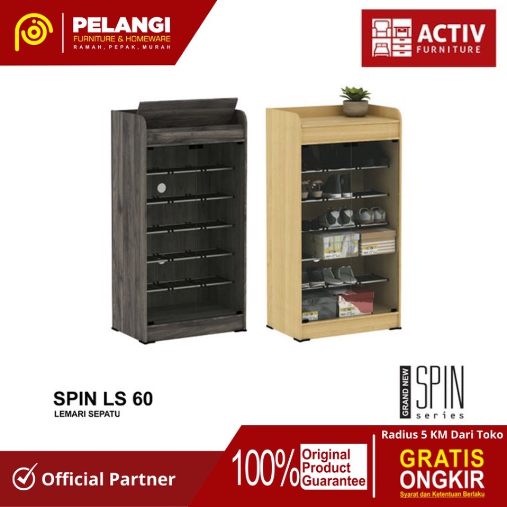Jual Rak Sepatu Activ Spin LS 60/ 90 | Rak Sepatu | Lemari Sepatu ...