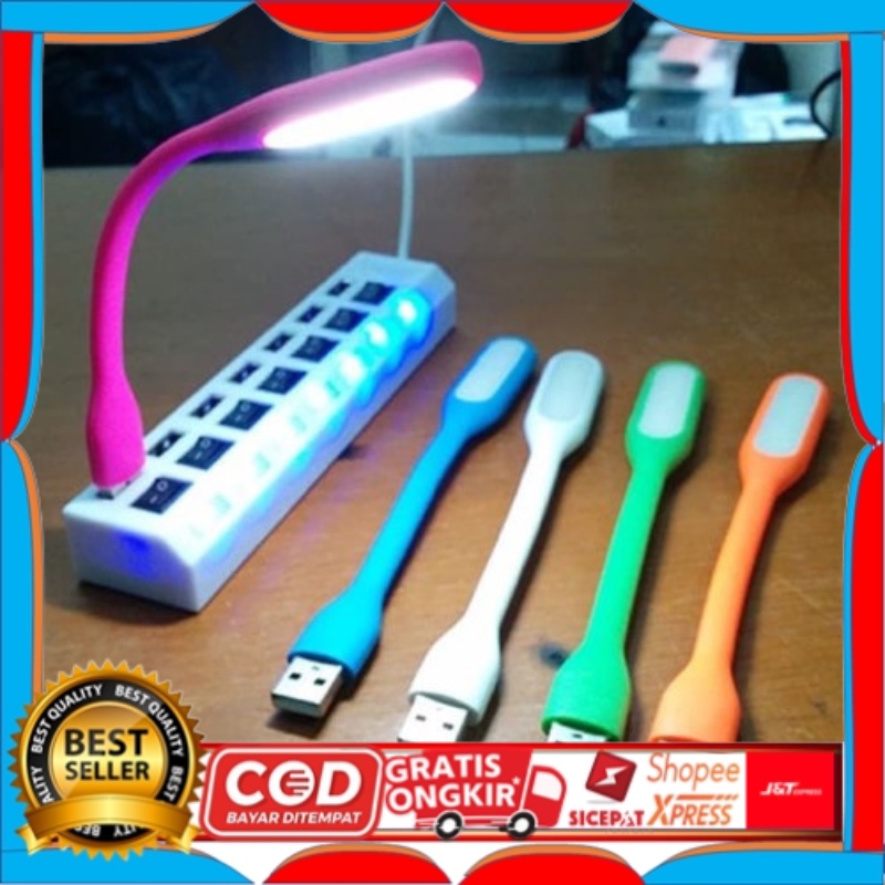 Jual LAMPU USB LED LAMP PORTABLE FLEXIBEL STICK - LAMPU BACA SIKAT GIGI ...