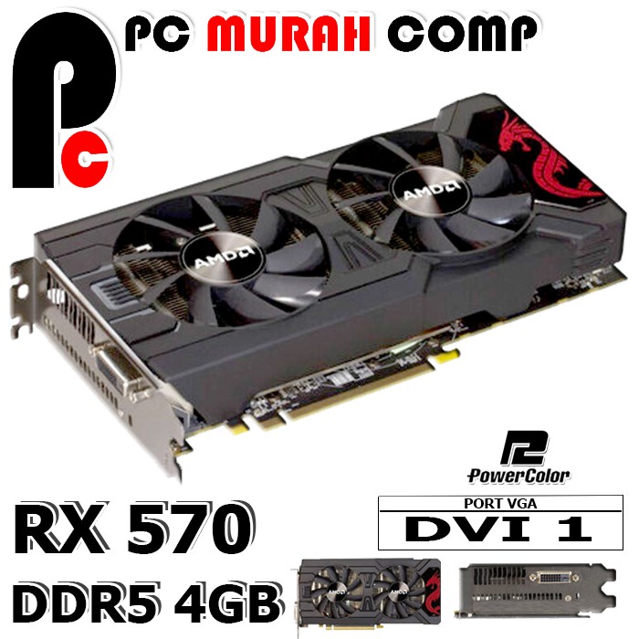 Jual VGA HIS RX 580 HIS Ice Q X2 OC 4Gb | Shopee Indonesia