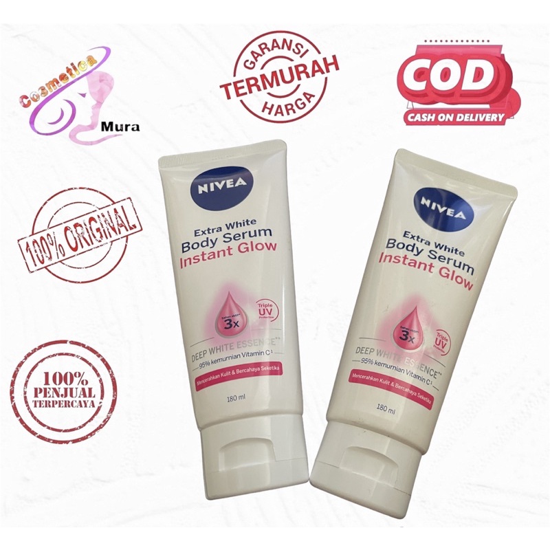 Jual Nivea Instant Glow Body Serum 180 Ml Nivea Extra White Instant