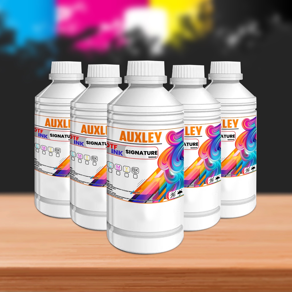 Jual Tinta DTF AUXLEY Signature | Tinta DTF Ink (W - CMYK) 1000ml ...