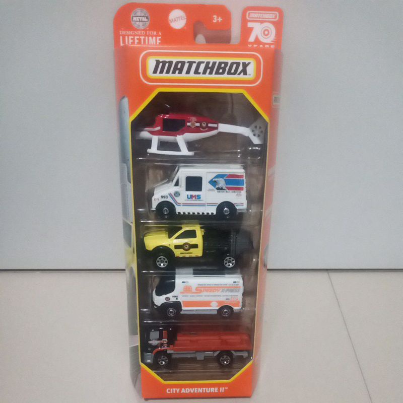 Jual city adventure II matchbox gift pack mbx flatbed king | Shopee ...