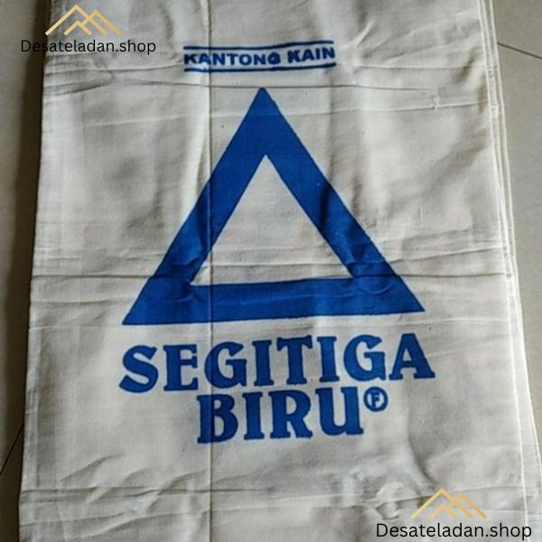 Jual Karung Gandum Segitiga Biru / Kain Segitiga Biru Jaman Dulu ...