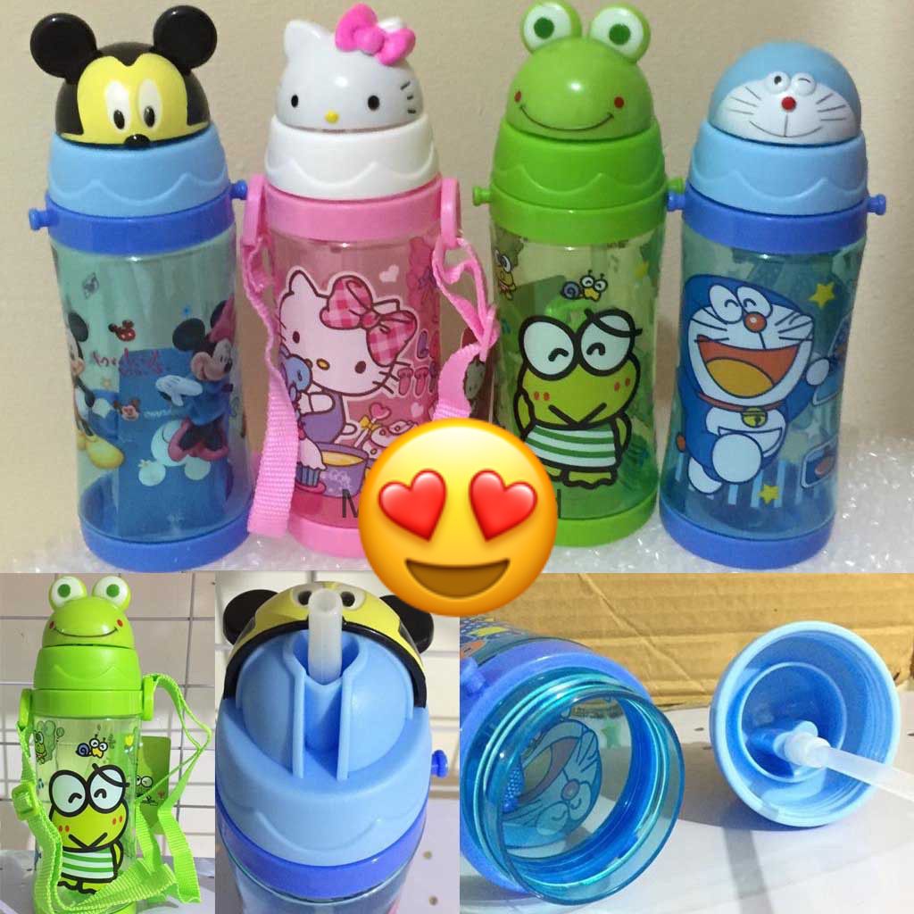 Jual BOTOL MINUM ANAK ANAK KEPALA KARAKTER KARTUN LUCU UKURAN 450 ML | Shopee Indonesia