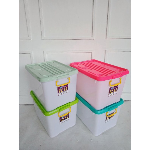 Jual Box Ezy/Box container/Box plastik roda 30 L 45 L 52 L 75 L ...