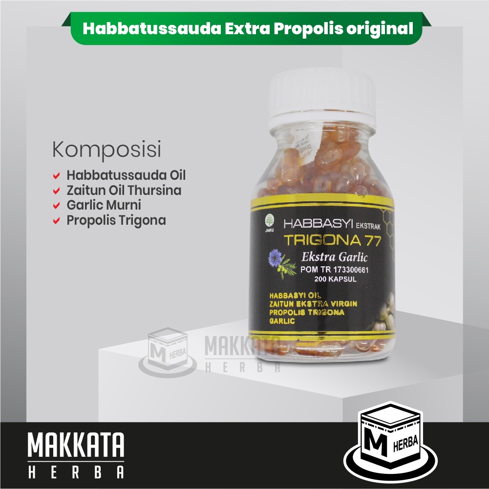Jual OBAT SESAK NAFAS Trigona 77 Extra Garlic Isi 200 Kapsul Mampu ...