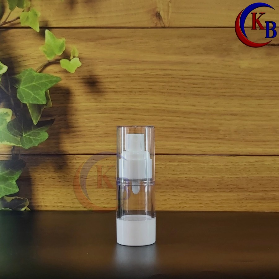 Jual BOTOL AIRLESS SPRAY 15 ML / BOTOL ACRYLIC 15ML / BOTOL SPRAY 15 ML ...