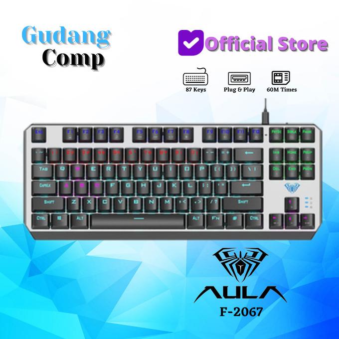 Jual Aula F2067 / F-2067 Mechanical Keyboard Gaming Tkl | Shopee Indonesia