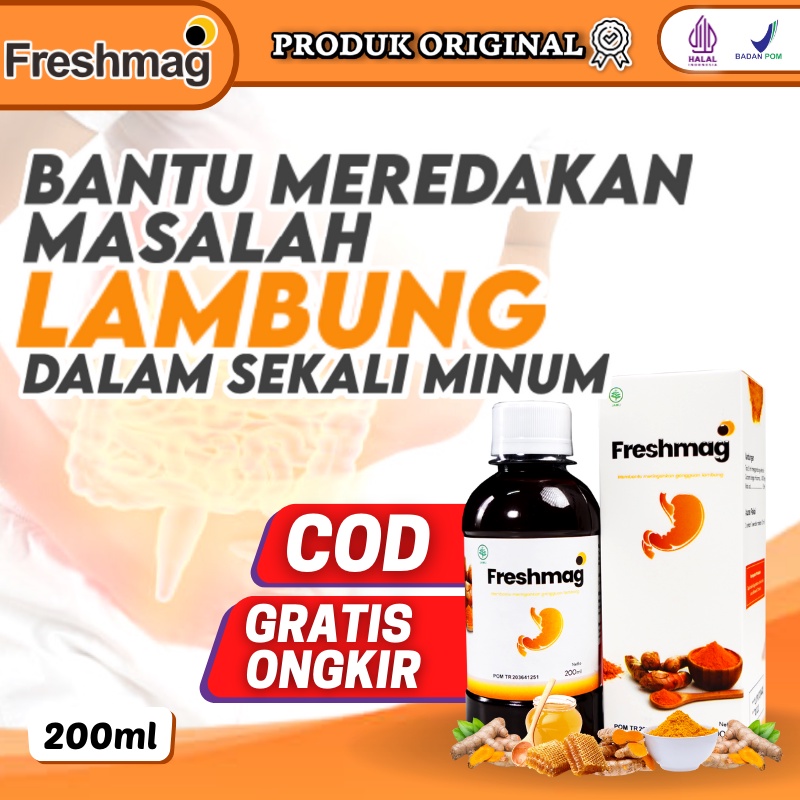 Jual FRESHMAG - Madu Herbal 3x Lebih Efektif Atasi Masalah Asam Lambung Maag GERD Magh Obat ...