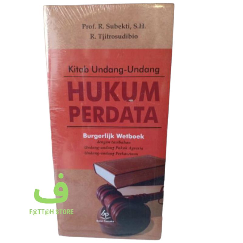 Jual Buku Kitab Undang Undang HUKUM PERDATA Burgerlijk Wetboek | Shopee ...