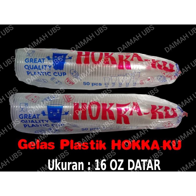 Jual Gelas Plastik 16 Oz Datar, Cup 16 Oz Datar, Cup hokka-ku 16oz | Shopee Indonesia