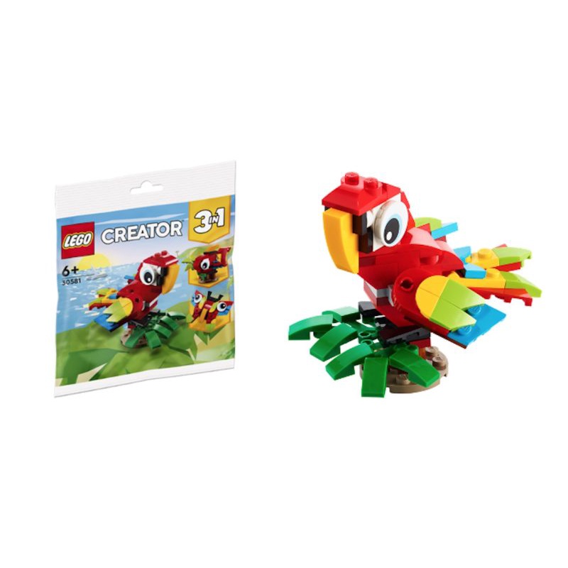 Jual Lego Creator 30581 Tropical Parrot 3 in 1 Bricks Mainan Hewan lego ...