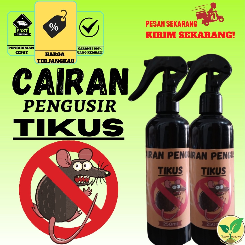 Jual Cairan Ampuh Pengusir Tikus Kemasan Semprot 250ml Spray Trigger ...