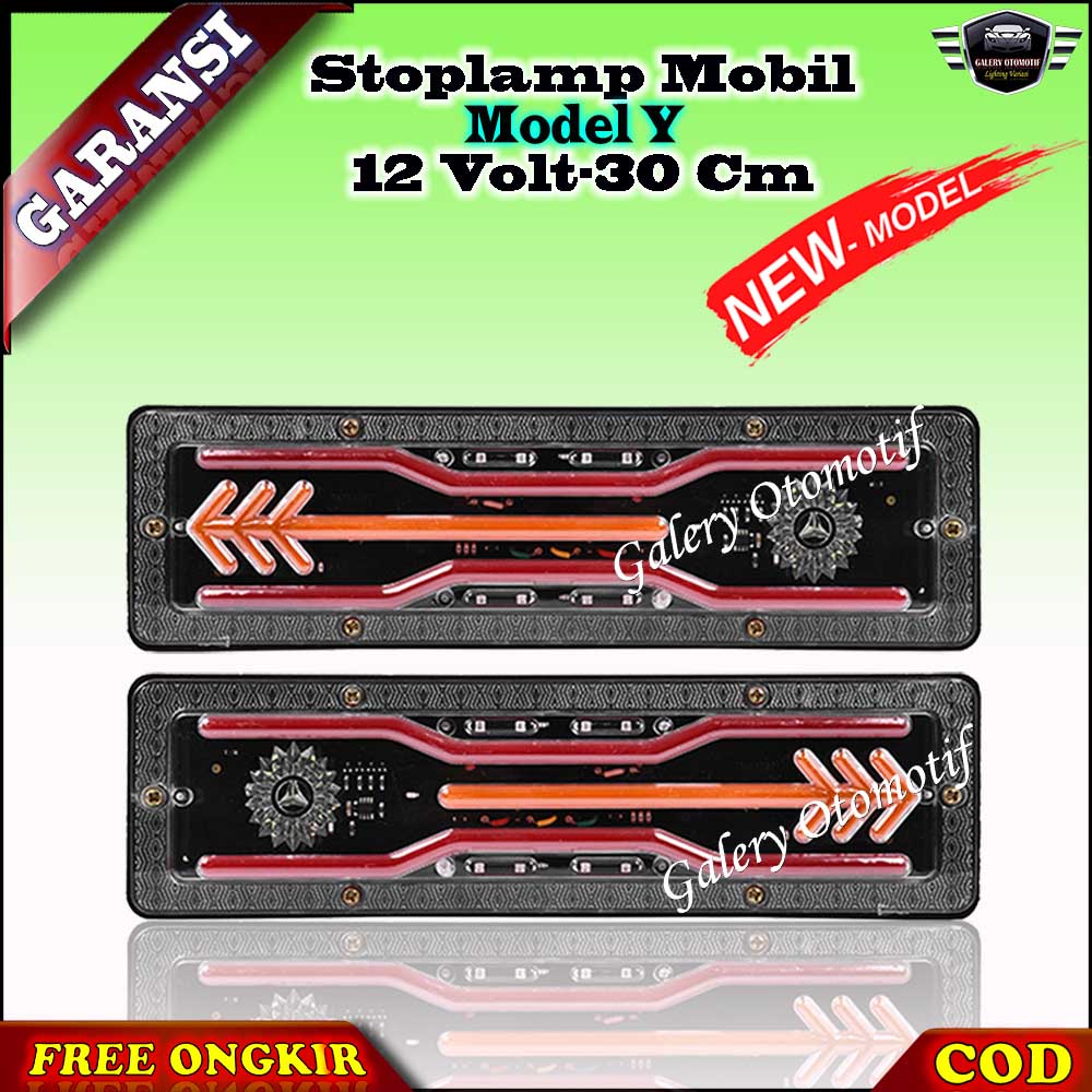 Jual Lampu Rem Belakang Stop Lamp LED Variasi Model Y ST 1233 Truk ...