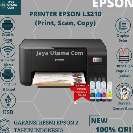 Jual Epson L3210 All In One Ink Tank Printer (Print,Scan,Copy) Printer Original | Shopee Indonesia