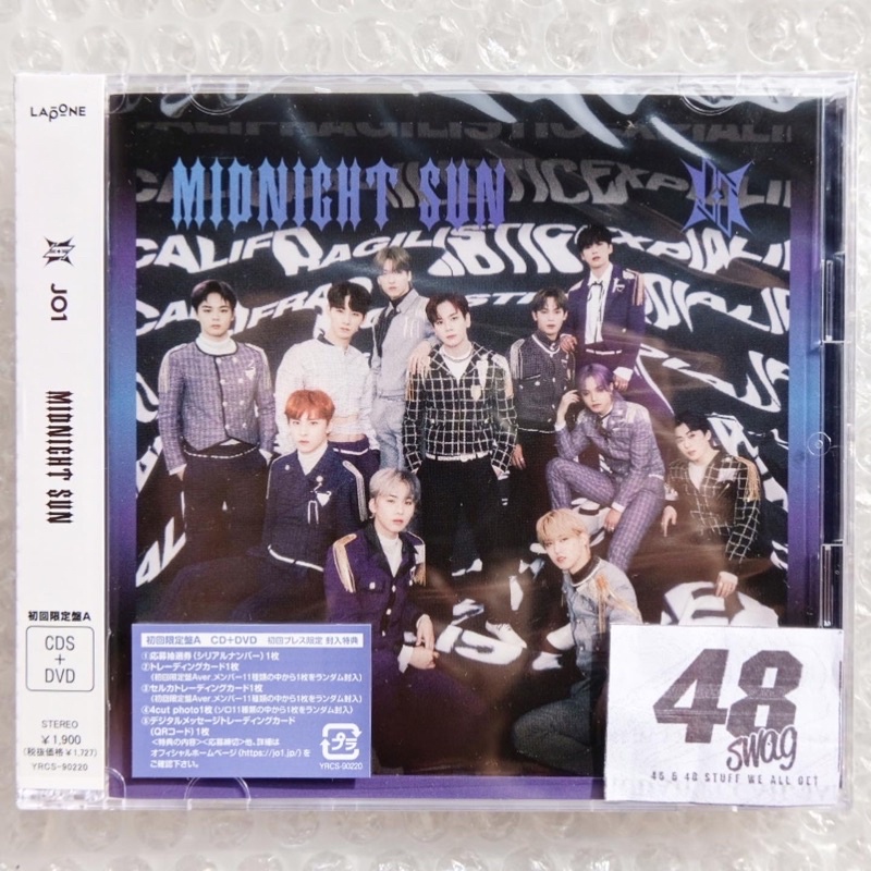 Jual JO1 6th Single - MIDNIGHT SUN Limited Edition Type A (CD + DVD Only) | Shopee Indonesia