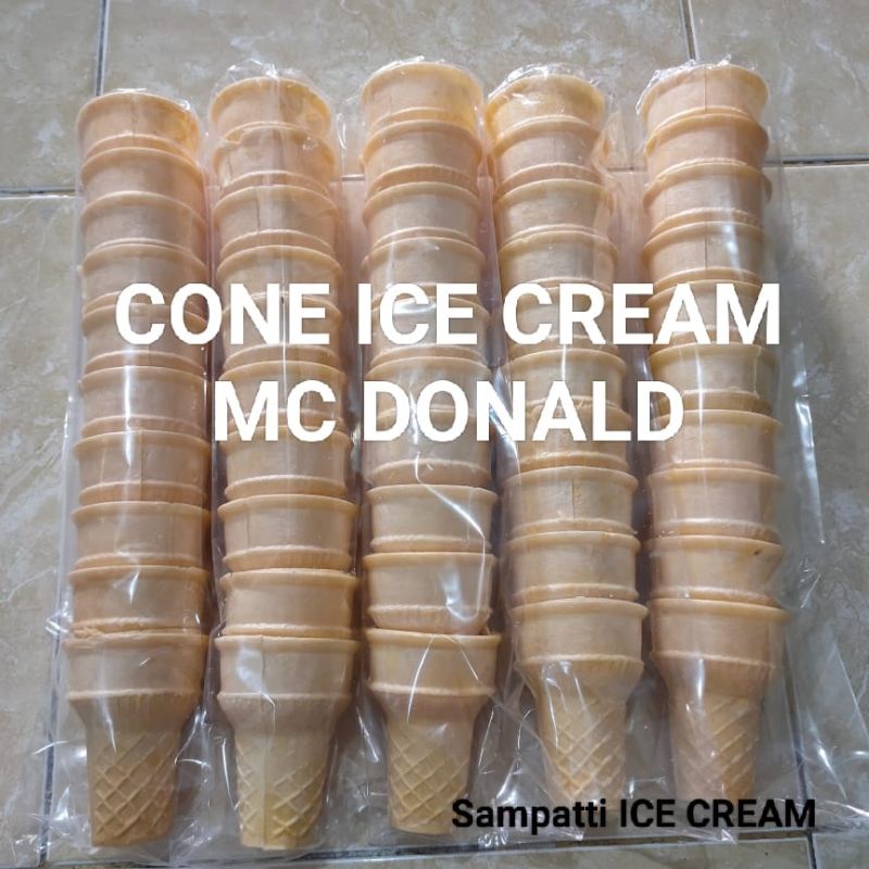 Jual 50 PCS CONE MCD/CONE ES KRIM MCD/CONE ES KRIM | Shopee Indonesia