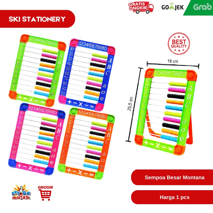 Jual Sempoa / Sempoa Anak / Sempoa Mini / Abascus Montana | Shopee ...