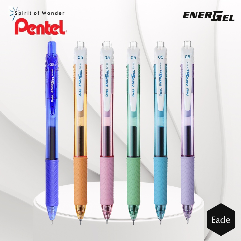 Jual Pulpen / Ballpoint Pentel Energel 0.5 BLN 105 Tinta Biru / Blue ...