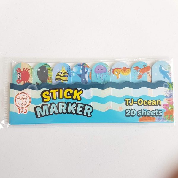 Jual Tom & Jerry sticky notes Stick Marker TJ - Ocean | Shopee Indonesia