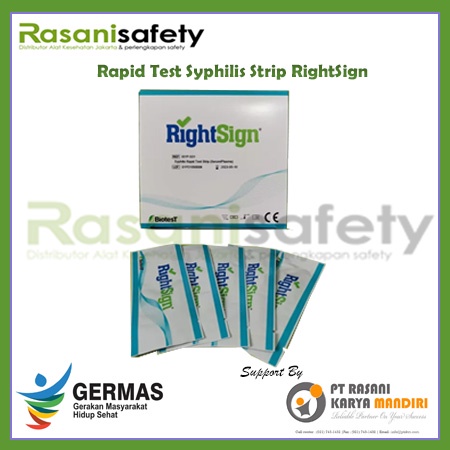 Jual Sifilis Test Strip RightSign Isi 50 Alat Tes Cek Uji Deteksi Cepat ...