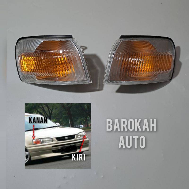Jual lampu sen depan corolla.all new 1996 1997 ae111 | Shopee Indonesia