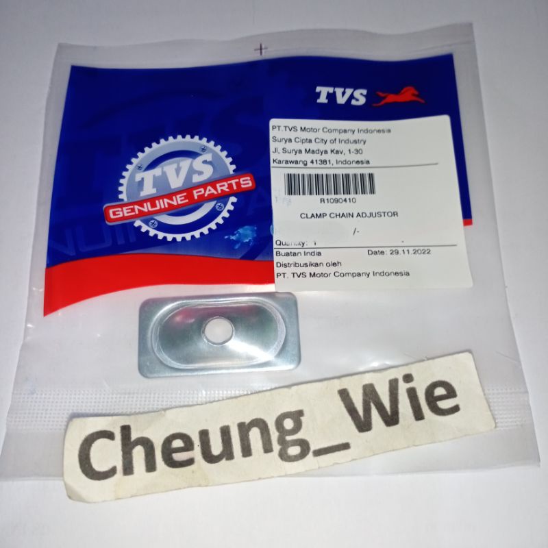 Jual R1090410 plat tahanan anting rantai 1bh tvs neo ori tvs genuine ...
