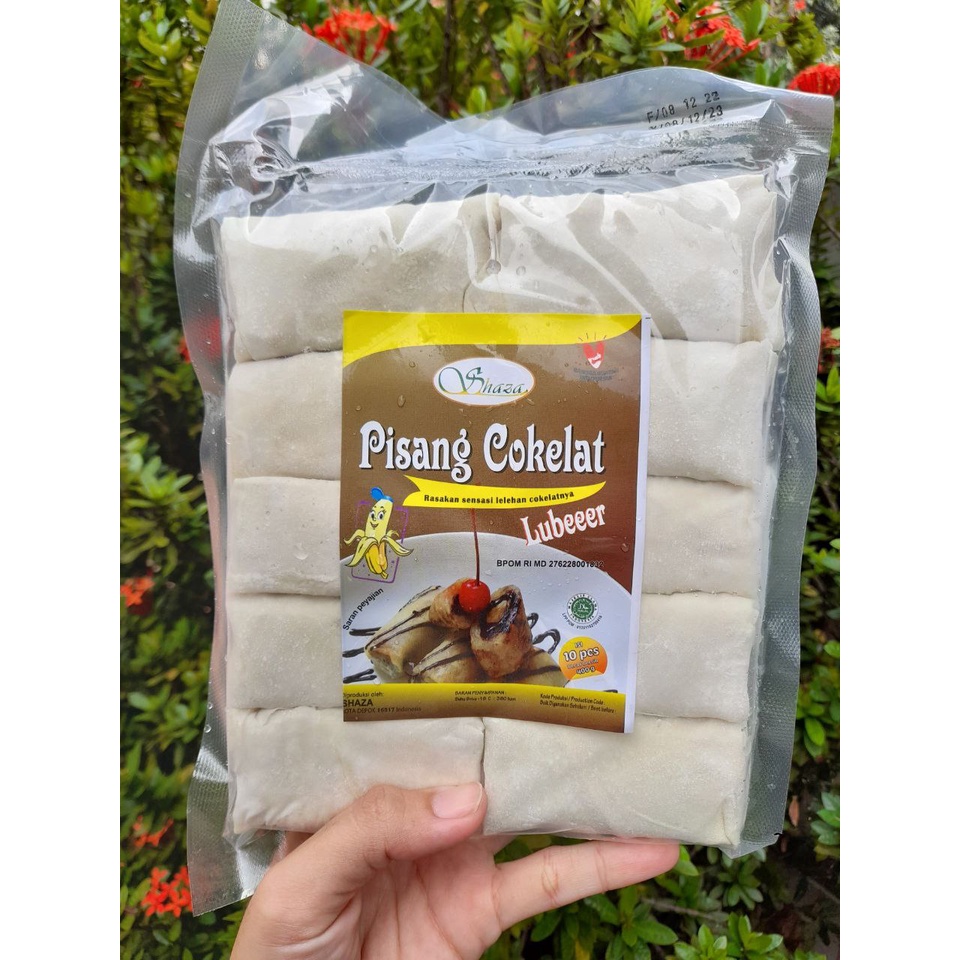 Jual Shaza Pisang Coklat Frozen Food makanan beku | Shopee Indonesia