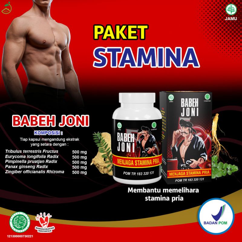 Jual Babeh Joni Penambah Hormon Testosteron Obat Stamina Pria Obat Kuat ...