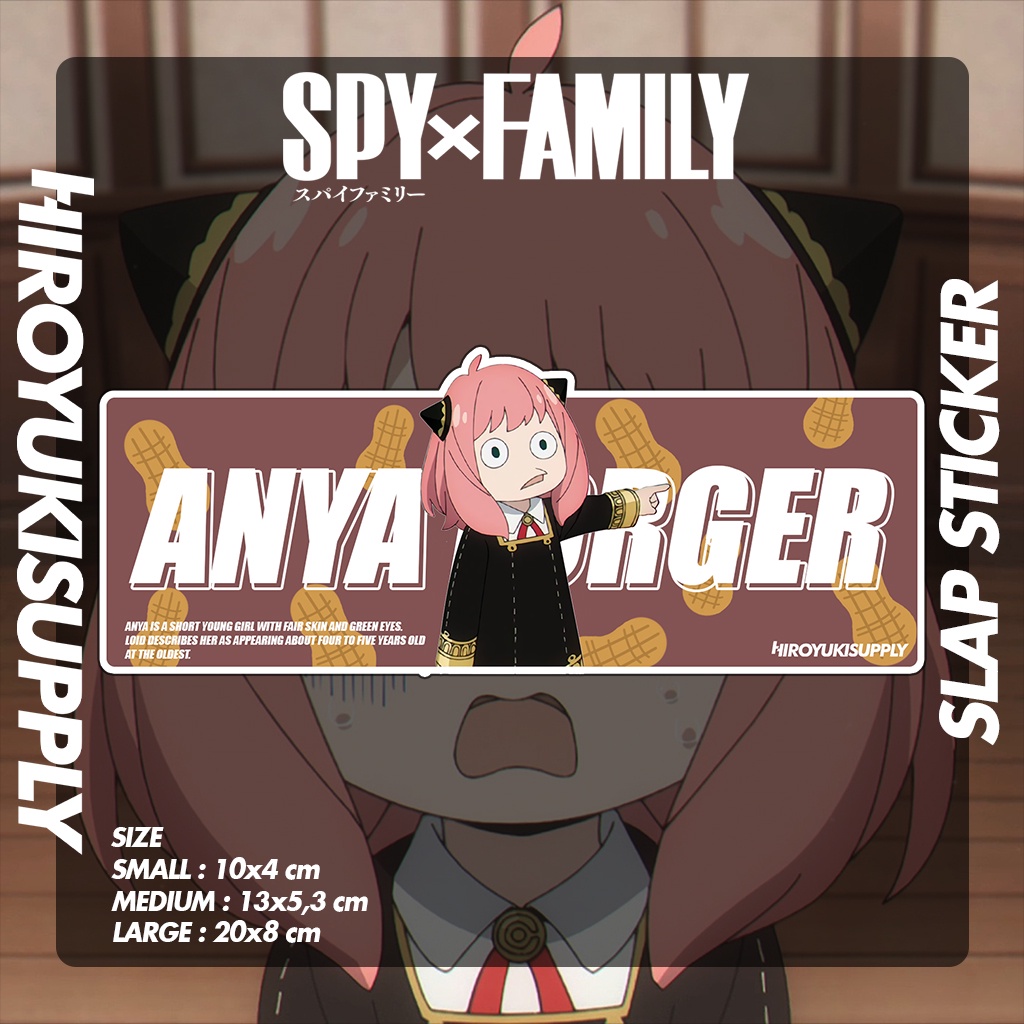 Jual Sticker Anya Spy x Family Slap Sticker JDM | Shopee Indonesia