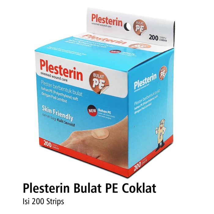 Jual Plesterin Bulat Anti Air Coklat OneMed box isi 200pcs BN | Shopee ...