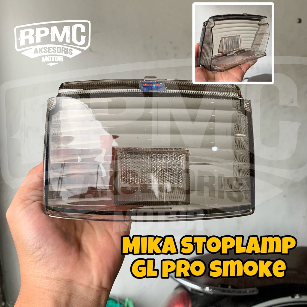 Jual MIKA LAMPU STOP GL MAX PRO SMOKE KACA STOPLAMP HITAM SMOK MERK WIN ...