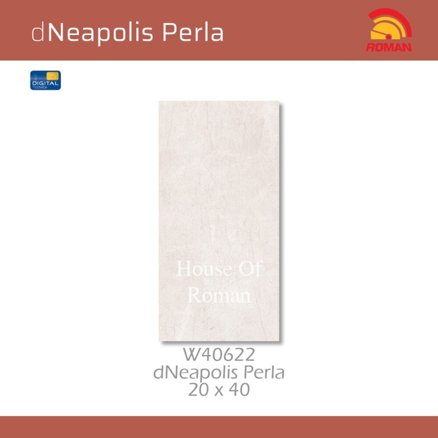 Jual ROMAN KERAMIK DNEAPOLIS PERLA 20X40 W40622 (ROMAN HOUSE OF ROMAN ...